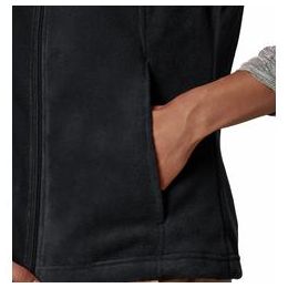 Fleeceweste Columbia "Benton Springs Vest", Damen, Gr. XL (46/48), schwarz, Obermaterial: 100% Polyester, Westen Fleeceweste, aus atmungsaktivem Material, schnell trocknend, sportlicher Stil