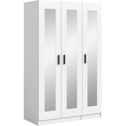 Kleiderschrank Home Affaire "Farmsen, Schlafzimmerschrank, Garderobe, Schrank", wei&szlig;, B:120cm H:195cm T:56cm, FSC-zertifizierter Holzwerkstoff, Schr&auml;nke, Kleiderschrank, Kleiderschrank, Schlafzimmer, Garderobenschrank, Flur