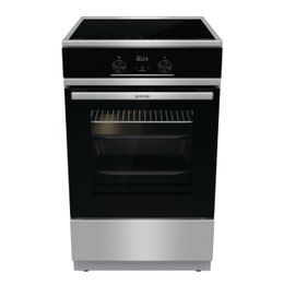 Gorenje Induktions-Standherd "GEIT5C60WPG", Energieeffizienz: A (A+++-D), silber, Herdsets, Pizzafunktion mit 275 C &ndash; perfekt f&uuml;r Pizza, Focaccia und mehr