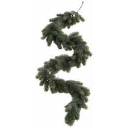 Winterliche Kunstpflanze my home "Weihnachtsdeko, Weihnachtsgirlande", gr&uuml;n, L:175cm, Kunststoff, Kunstpflanzen, Girlande, leicht gefrostet, L&auml;nge 180 cm