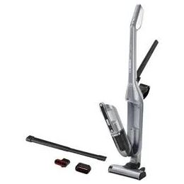Bosch Akku-Stielstaubsauger "Flexxo Serie 4 BCH3P210", silber (silberfarben), B:26,5cm H:115cm T:18cm, Akkusauger, lange Laufzeit, 21.6 V, hohe Saugleistung, integriertes Zubeh&ouml;r