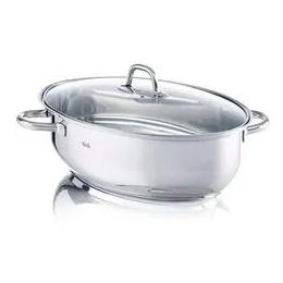 Br&auml;ter Fissler "Fassungsverm&ouml;gen 7,1 Liter", silber (silberfarben), B:25,5cm H:12,4cm L:38cm, T&ouml;pfe, Induktion, Ma&szlig;e ca. L x B x H: 38 x 25,5 x 12,4 cm