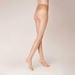 Feinstrumpfhose Kunert "Strumpfhose Mystique 20", Damen, Gr. 36-38, braun (espresso 4800), Obermaterial: 61% Polyamid PA. 39% Elasthan EL., Strumpfhosen Feinstrumpfhose