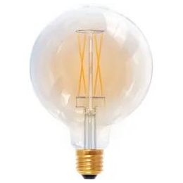 Segula LED-Leuchtmittel "LED Globe 125 gold", gold (goldfarben), L:180cm &Oslash;:125cm, Leuchtmittel, dimmbar, E27, Globe 125, gold