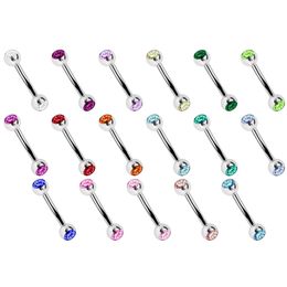 Adelia&acute;s Bauchnabelpiercing ADELIA&acute;S "Piercing - Bauchnabelpiercing Titan Banane Zirkonia", lila, Piercings, Damen, Banane mit Zirkonia, 1,2 mm L&auml;nge, 1,2 mm St&auml;rke, Titan