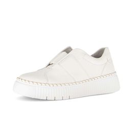Sneaker Gabor "Sneaker low", Damen, Gr. 40,5, wei&szlig;, Schuhe Sneaker