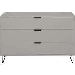 M&auml;usbacher Kommode M&Auml;USBACHER "Bonnie", grau (kreidegrau matt), B:119cm H:80cm T:45cm, Holzwerkstoff, Sideboards, Kommode, Kommode mit Drahtgestell