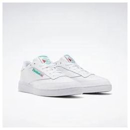 Sneaker Reebok CLASSIC "CLUB C 85", Herren, Gr. 41, gr&uuml;n (wei&szlig;, gr&uuml;n), Leder, Synthetik, Schuhe Damenschuh Skaterschuh Herrenschuh Sneaker low Sneaker Retrosneaker, Topseller