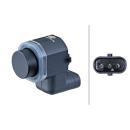 Hella Sensor, Einparkhilfe 6px358269541 hinten f&uuml;r DODGE