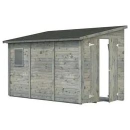 Ger&auml;tehaus Palmako "Mia", grau, Massivholz, Ger&auml;teh&auml;user, grau