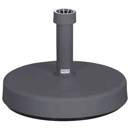 Kunststoffschirmst&auml;nder siena GARDEN "Fill Foot", grau (anthrazit), H:11cm &Oslash;:46cm, Kunststoff, Schirmhalterungen, Schirmst&auml;nder, 25kg, Kunststoffrohr 19-54 mm
