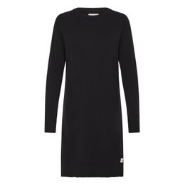 Strickkleid oxmo "Strickkleid OXMareen", Damen, Gr. S, N-Gr, schwarz, Obermaterial: 50% Viskose CV. 27% Polyester PES. 23% Nylon NY., Kleider Strickkleid