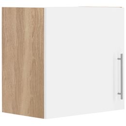 Wiho-K&uuml;chen H&auml;ngeschrank WIHO K&Uuml;CHEN "Cali", wei&szlig; (front: wei&szlig; matt, korpus: sonoma eichefarben), B:60cm H:56,5cm T:35cm, Schr&auml;nke, H&auml;ngeschrank, 60 cm breit