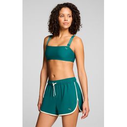 Badehose Puma "Puma SWIM WOMEN WOVEN SHORTS", Damen, Gr. S, N-Gr, emerald ice, Obermaterial: 100% Polyester, Badehosen Badehose