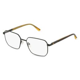 Fielmann LN 079 FLEX CL JUSTUS Brille Herren | Fassung: Vollrand, Geometrisch, Schwarz Gelb