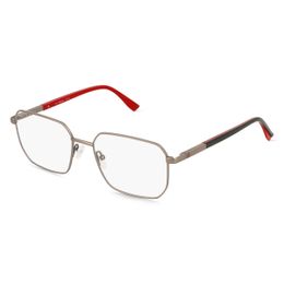 Fielmann LN 079 FLEX CL JUSTUS Brille Herren | Fassung: Vollrand, Geometrisch, Gun Rot