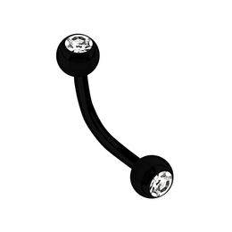 Adelia&acute;s Augenbrauenpiercing ADELIA&acute;S "Piercing - Augenbrauenpiercing 316L Stahl Herz Zirkonia", rot, Piercings, Damen, Herz mit Zirkonia, 1,2 mm L&auml;nge, 1,2 mm St&auml;rke, 316L Stahl