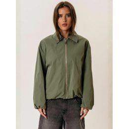 Outdoorjacke TEESHOPPEN "TEESHOPPEN Jacket Ines", Damen, Gr. L, khaki, Obermaterial: 100% Polyester, Jacken Outdoorjacke