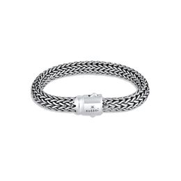 Armband Kuzzoi "Gliederarmband Basic Cool unisex 925 Silber" Gr. 23, silber, Armb&auml;nder, Herren, 23cm, ohne Stein, Silber 925 (Sterlingsilber), Armband