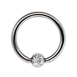 Adelia&acute;s Brustwarzenpiercing ADELIA&acute;S "Piercing - Brustwarzenpiercing Titan Zirkonia", hellblau, Piercings, Damen, mit Zirkonia, &Oslash; 10 mm, 1,6 mm St&auml;rke, Titan