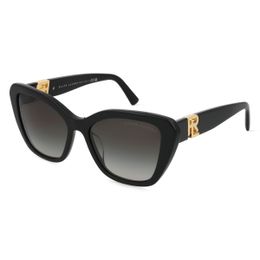 Polo by Ralph Lauren RL8216U | Damen-Sonnenbrille | Fassung: Vollrand, Butterfly, Acetat, Schwarz | Glasfarbe: Grau