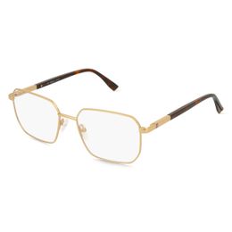 Fielmann LN 079 FLEX CL JUSTUS Brille Herren | Fassung: Vollrand, Geometrisch, Gold Havanna