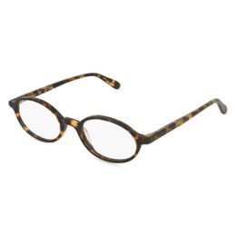 Fielmann Q 089 FA MILEY Brille Damen | Fassung: Vollrand, Oval, Gelb Havanna