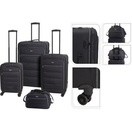 SONSTIGE Koffer-Set 4tlg TRAVEL schwarz