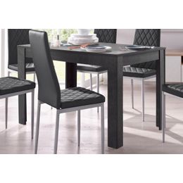 Esstisch OTTO HOME "Meigh", grau (schiefer), B:120cm H:75cm T:80cm, Tische, Rechteckiger Esstisch Esstisch Holz-Esstische K&uuml;chentisch, Breite 120 cm, verschiedene Gr&ouml;&szlig;en und Farbvarianten
