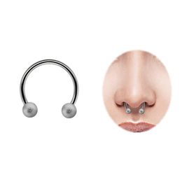 Adelia&acute;s Intimpiercing ADELIA&acute;S "Piercing - Intimpiercing 316L Stahl Opal", silber, Piercings, Damen, mit Opal, &Oslash; 6 mm, 1,2 mm St&auml;rke, 316L Stahl