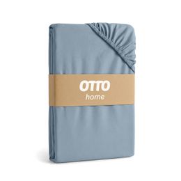 Spannbettlaken OTTO HOME "BLACKBERRY in BASIC und PREMIUM Qualit&auml;t, 100% Baumwolle", mittelblau, B:140cm L:200cm, Jersey (160 g/m&sup2;), Obermaterial: 100% Baumwolle, Bettlaken, Spannbettlaken, f&uuml;r hohe Matratzen bis 28 cm, Bettlaken, Spannbetttuch, pflegeleicht, Topseller
