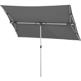 Sonnenschirm Schneider Schirme "Novara", grau (anthrazit), Obermaterial: 100% Polyester, Standschirme, mit Schutzh&uuml;lle, ohne Schirmst&auml;nder, UV-Schutz von 50+, Topseller