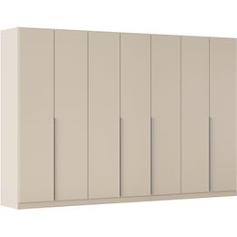 Dreht&uuml;renschrank OTTO HOME "Kleiderschrank Schrank Garderobe AGORDO Schlafzimmer", beige (beige (champagner)), B:315cm H:210cm T:54cm, Holzwerkstoff, Schr&auml;nke, Dreht&uuml;renschrank, durchdachte Innenausstattung, in 8 Breiten und 2 H&ouml;hen MADE IN GERMANY, Topseller
