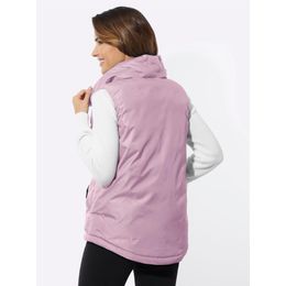 Steppweste Classic Basics, Damen, Gr. 56, lila (mauve), 100% Polyester, Wattierung:100% Polyester, unifarben, Westen Steppweste