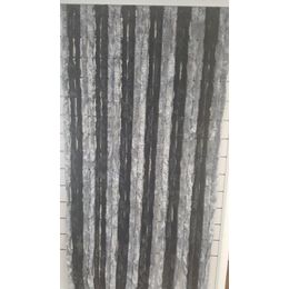 T&uuml;rvorhang EXPLORER Gr. 100, grau, Gardinen, Kinder, 200cm, Hakenaufh&auml;ngung, 100cm, Chenille, Polypropylen, B:100cm H:200cm
