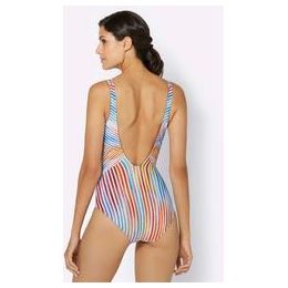 Badeanzug Sunflair, Damen, Gr. 40, Cup B, bunt (bunt, gestreift), Elasthan, Polyamid, Badeanz&uuml;ge Badeanzug