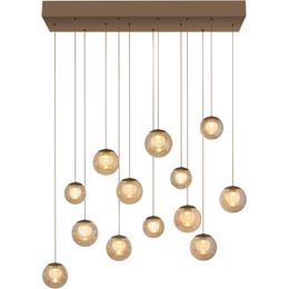 NEUHAUS PURE LED Pendelleuchte "PURE Popup", bronzefarben, 13, H: 60cm, 1 Stk., Leuchten, Comfort Lift, CCT, dimmbar &uuml;ber Fernbedienung, LED Pendelleuchte