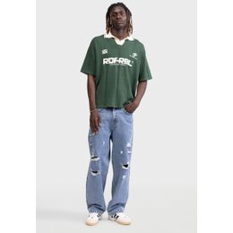 REDEFINED REBEL EST. 2013 Regular-fit-Jeans REDEFINED REBEL "Redefined Rebel Jeans RRKingston Jeans Destroy BAGGY FIT", Herren, Gr. 30, L&auml;nge 30, blau (light blau destroy), Jeans, 100% Baumwolle, Jeans