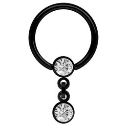 Adelia&acute;s Intimpiercing ADELIA&acute;S "Piercing - Intimpiercing 316L Stahl Zirkonia", rosa, Piercings, Damen, mit Zirkonia, &Oslash; 10 mm, 316L Stahl