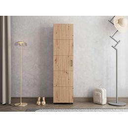 Schuhschrank Home Affaire "Islay, Schuhkommode, Schuhregal, Flurschrank, Dielenm&ouml;bel", artisan eiche, B:45,6cm H:184,4cm T:32,4cm, Holzwerkstoff, Schr&auml;nke, Schuhschrank, Moderner Schuhschrank Islay: 4 Gr&ouml;&szlig;en, 3 Farben&ndash; platzsparendes Design