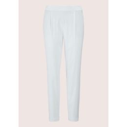 Madeleine Mode 7/8-Hose MADELEINE "7/8-Hose Bequeme Hose zum Schl&uuml;pfen", Damen, Gr. 19, N + K Gr, wei&szlig;, Obermaterial: 80% Baumwolle CO. 18% Polyamid PA. 2% Elasthan EL., Modern, normal, Hosen 7/8-Hose