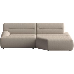 Sit & More Ecksofa SIT & MORE "Scrabble", taupe, B:260cm H:80cm T:130cm, 95% Polyester, 9% Polyamid, Sofas, Ecksofa