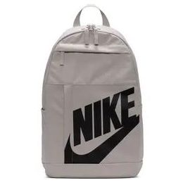 Rucksack Nike SPORTSWEAR "Nike Elemental Backpack (21L)", grau (college grau, college grau, schwarz), Rucks&auml;cke, Web, Obermaterial: 100% Polyester, Rucksack, f&uuml;r Arbeit, Training oder Schule, mit gro&szlig;em Rei&szlig;verschlussfach