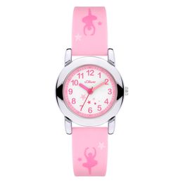 Quarzuhr s.Oliver "The Joy Time", pink, Armbanduhren, Kinder, Quarzuhr, Armbanduhr, Silikonarmband, Kinderuhr, M&auml;dchen, analog