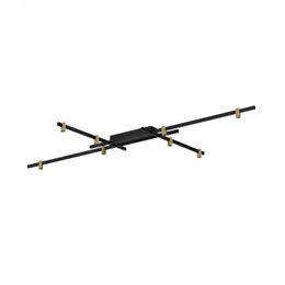 Wever & Ducr&eacute; Trace Grid 1.0 Ceiling Black Matt/Champagne 2700K Phase