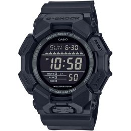 Chronograph Casio G-SHOCK, schwarz (schwarz, schwarz), Armbanduhren, Herren, Chronograph, Quarzuhr, Armbanduhr, Herrenuhr, digital, automatischer Kalender