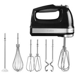 KitchenAid Handmixer "KitchenAid Handmixer, 5KHM9212EOB onyx schwarz", schwarz (onyx schwarz), B:8cm H:15cm T:20cm, Mixer, 9 Stufen