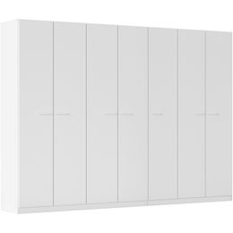 Dreht&uuml;renschrank Rauch "Kleiderschrank Schrank Garderobe OTELI inkl. Inneneinteilung", alpinwei&szlig;, B:315cm H:229cm T:54cm, Holzwerkstoff, Schr&auml;nke, Dreht&uuml;renschrank, mit zus&auml;tzlichen Einlegeb&ouml;den, optional mit Spiegel MADE IN GERMANY