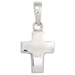 Kreuzanh&auml;nger Jobo "Anh&auml;nger Kreuz", silber (silber 925), Schmuckanh&auml;nger, Damen, Silber 925 (Sterlingsilber), 925 Silber