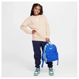 Rucksack Nike "Y NK BRSLA JDI MINI BKPK", game royal, university blau, wei&szlig;, Rucks&auml;cke, Damen, Obermaterial: 100% Polyester, Rucksack, Kinder Rucksack, kompakte Gr&ouml;&szlig;e, aus Polyester